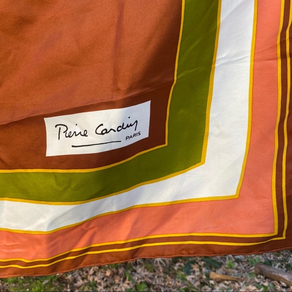 Pierre Cardin | Accessories | Vintage Pierre Cardin Paris Square Silk ...